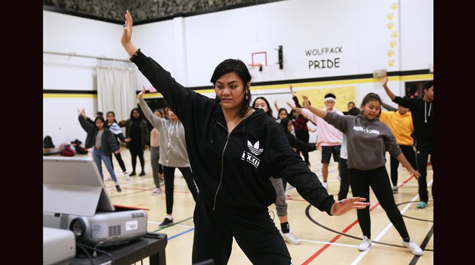 General Wolfe students Move for Mind Health