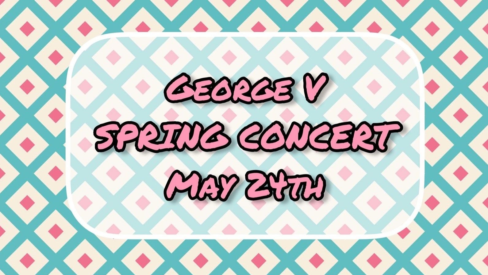 Spring Concert, May 24th