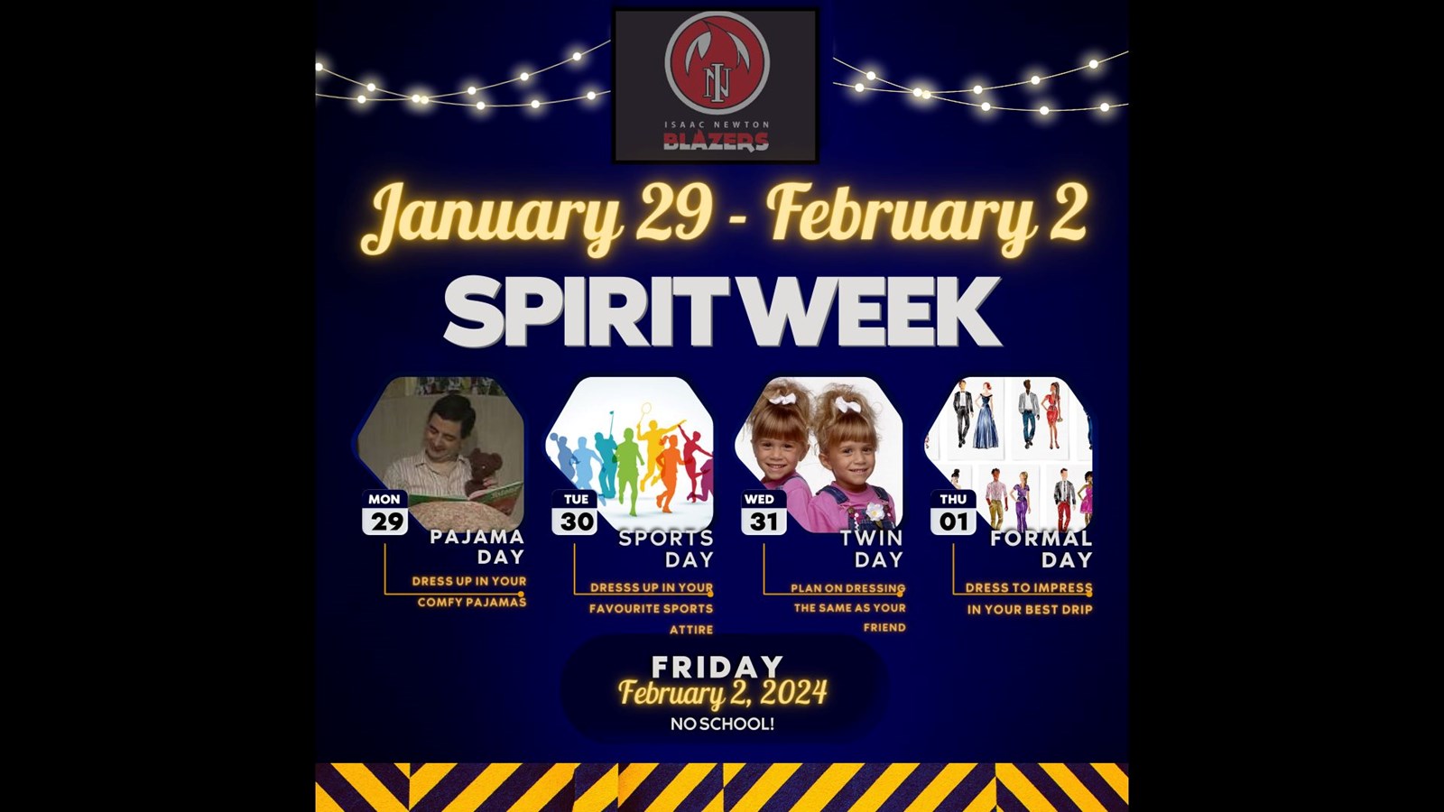 Isaac Newton Spirit Week