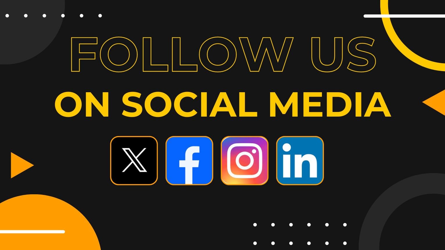Follow us on Social Media