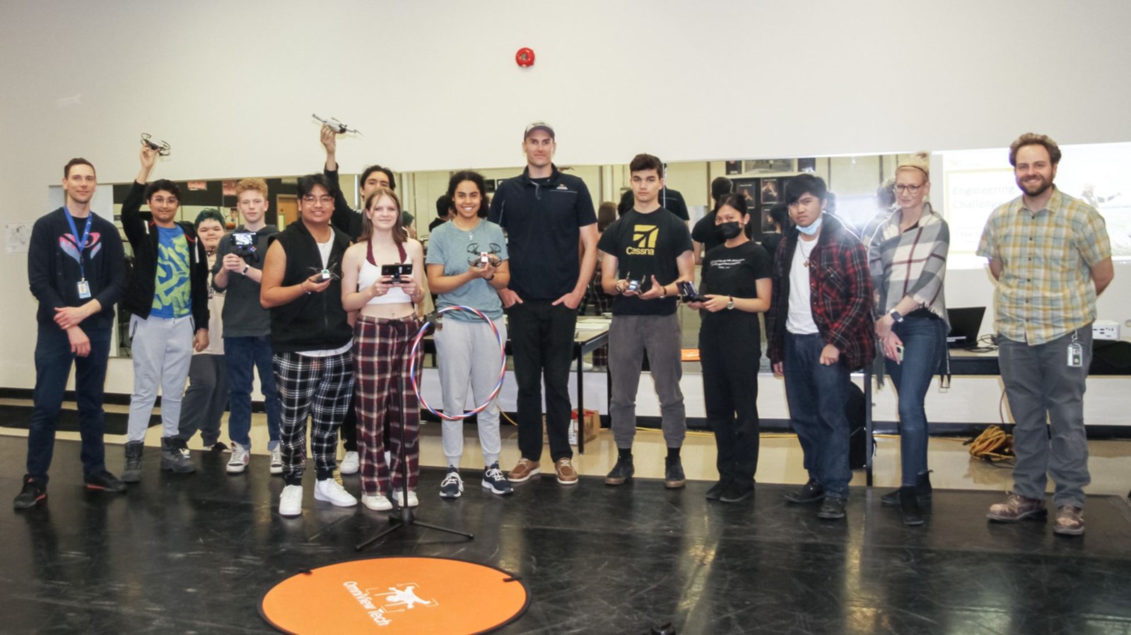 WSD students use drone technology to save trees in Winnipeg