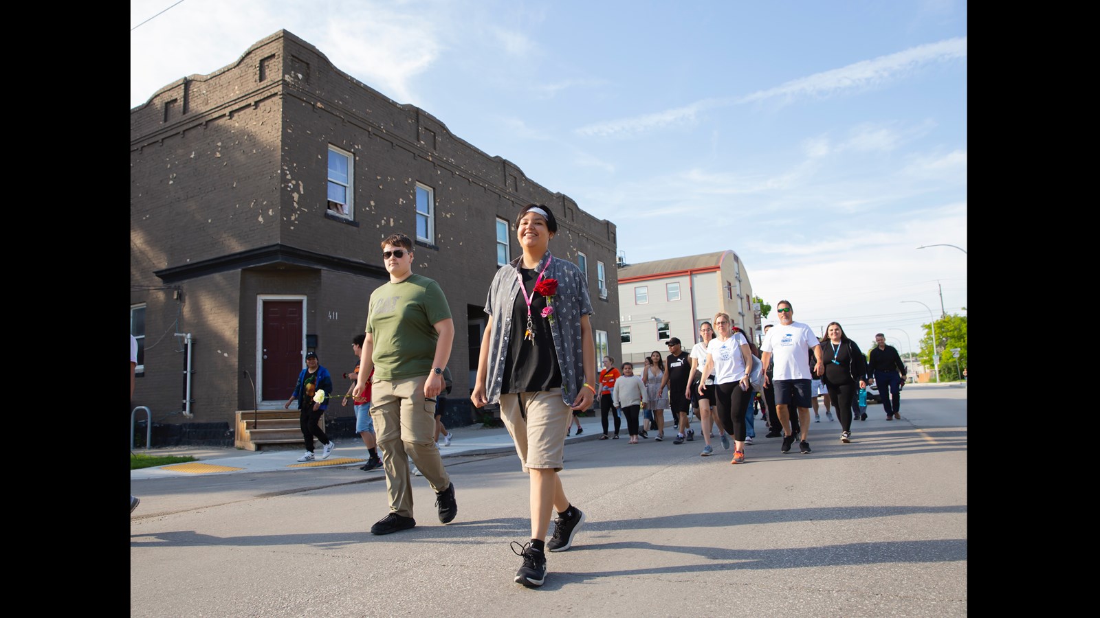Grads parade on Salter Street