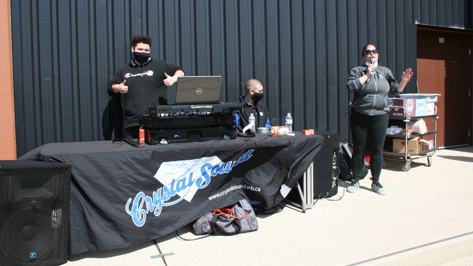 Tec Voc takes out the trash