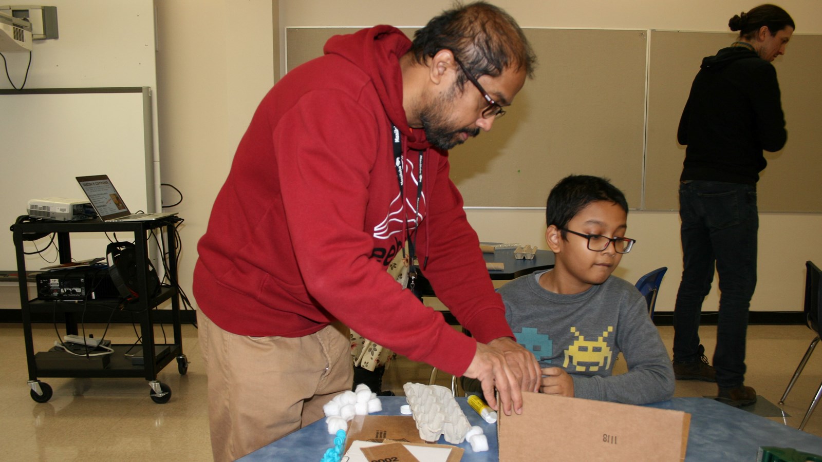 Pinkham pupils have a playdate with their parents