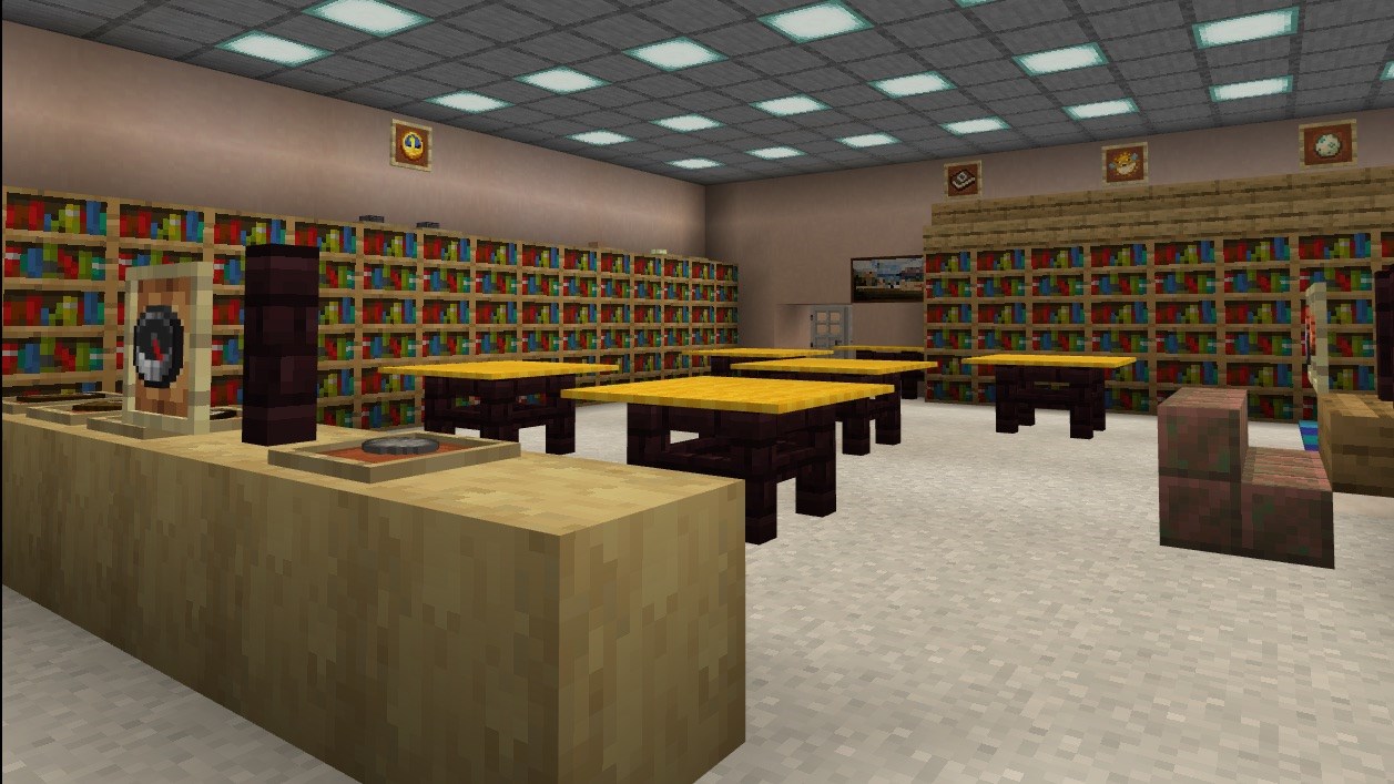River Elm makes Minecraft model of school
