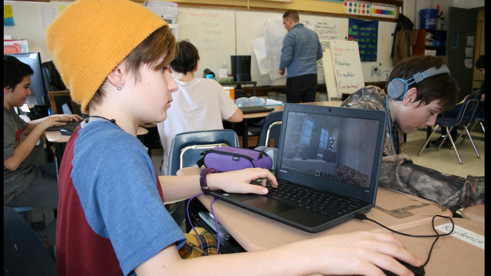 River Elm makes Minecraft model of school